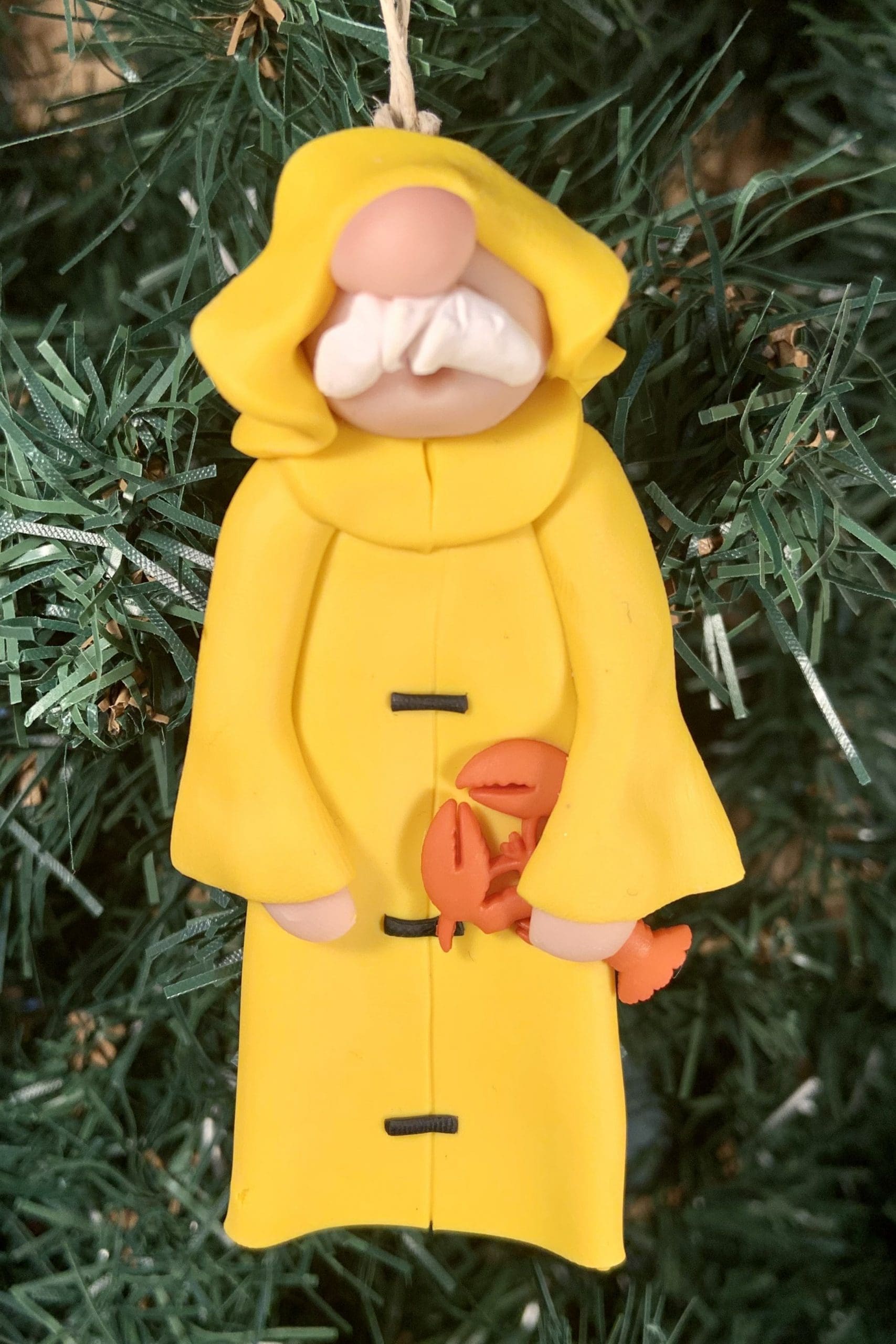 Fisherman Tree Ornament with Lobster | Craft Alliance Atlantic Association