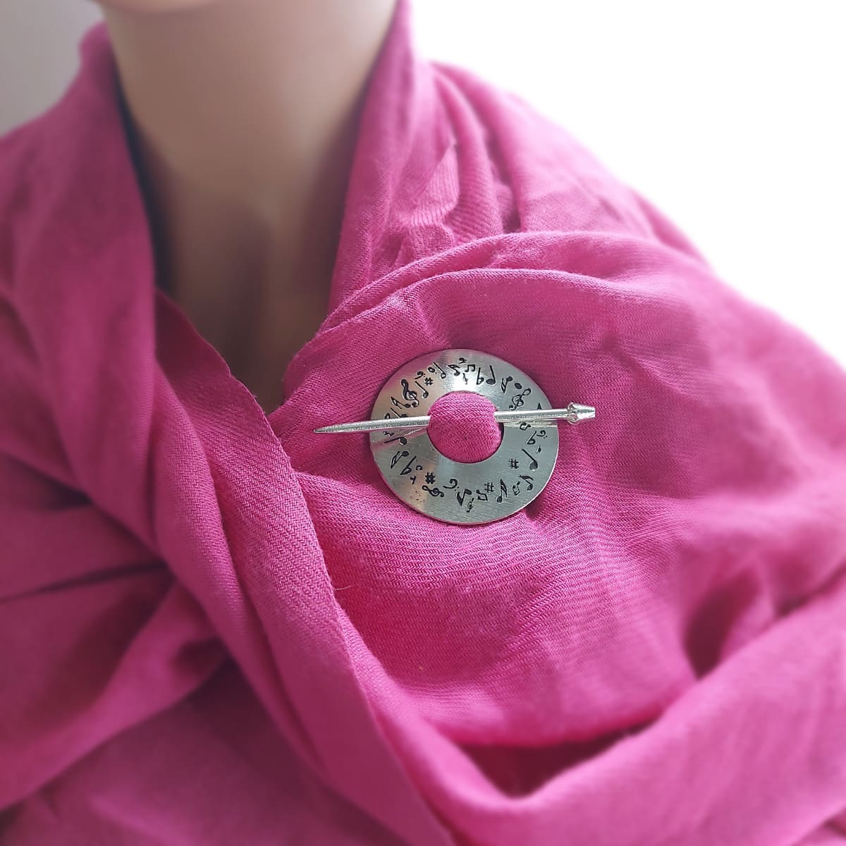 Music Notation Shawl Fastener | Craft Alliance Atlantic Association